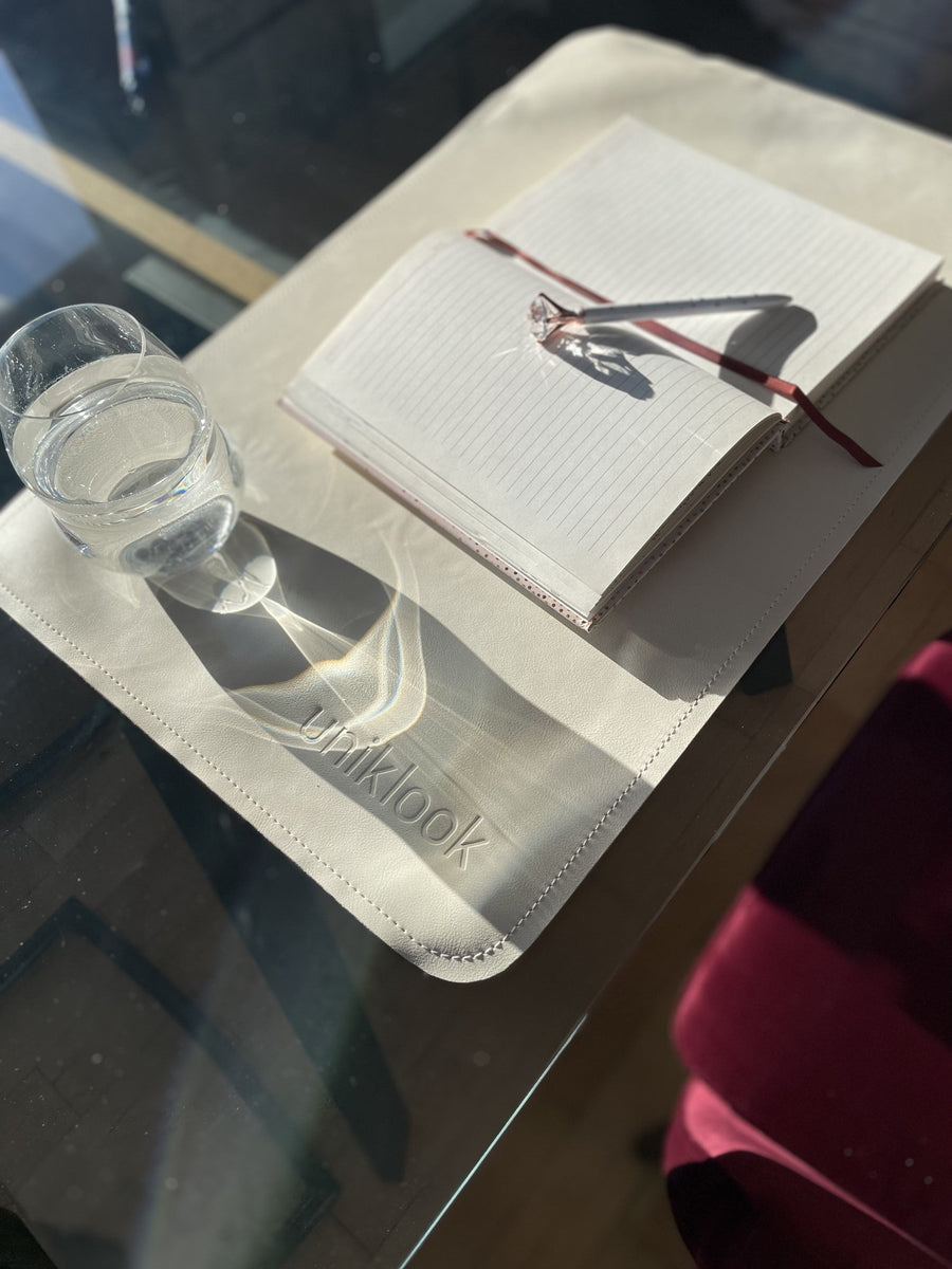 Craft mat | leather on one side + suede backing | protect your surface ...
